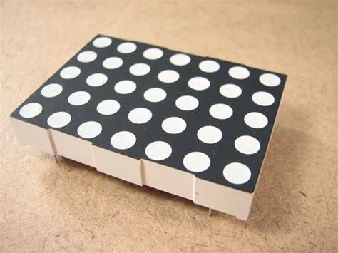 Dot Matrix Display 5x7 Square Led Dot Matrix Display Importer From Mumbai