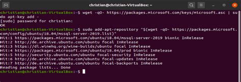 Install Microsoft Sql Server 2019 And Mssql Command Line Tools