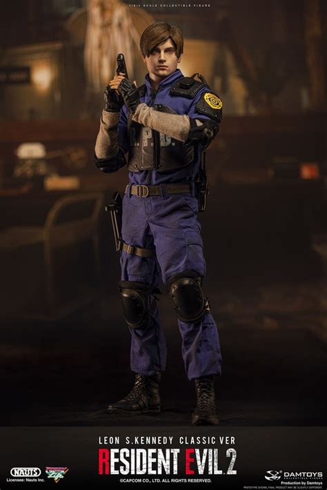 Damtoys Leon Skennedy Resident Evil 2 Classic Edition 16