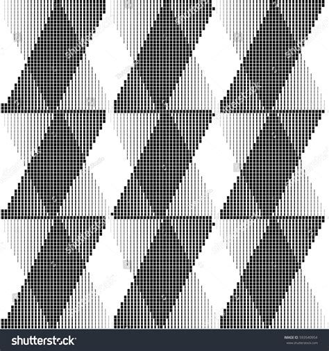 Abstract Halftone Pattern Texture Background Black Stock Vector