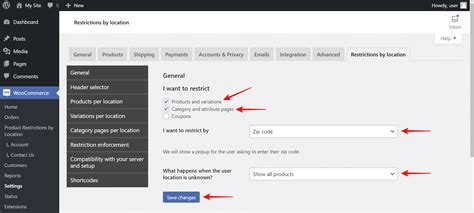 WooCommerce How To Restrict Product Categories By Zip Code