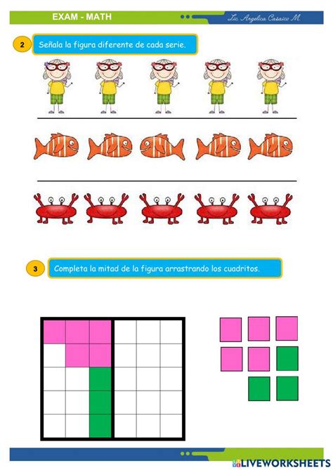 Matemática Online Exercise For MatemÁtica Live Worksheets