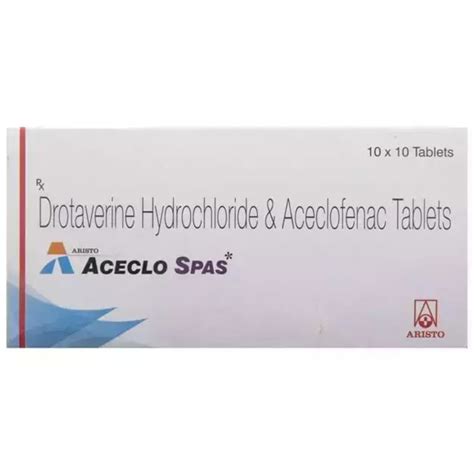 Aceclo Spas Tablet Uses Price Substitute Side Effects And Benefits