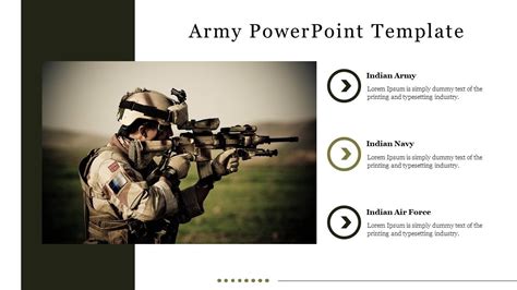 Boost Your Military Presentations With Slideeggs Army Powerpoint