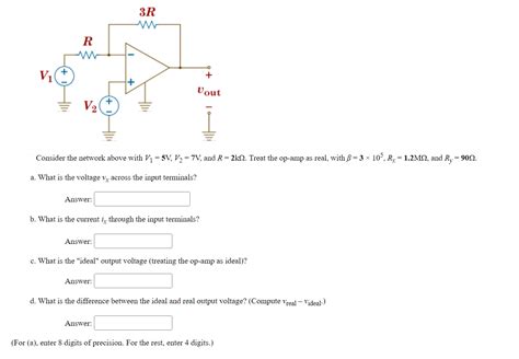 solved consider the network above with v1 5v v2 7 v and