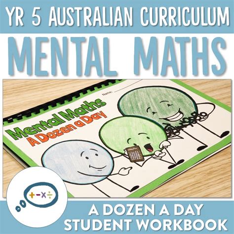 Year 5 Australian Curriculum Mental Maths Workbook Ridgy Didge Resources