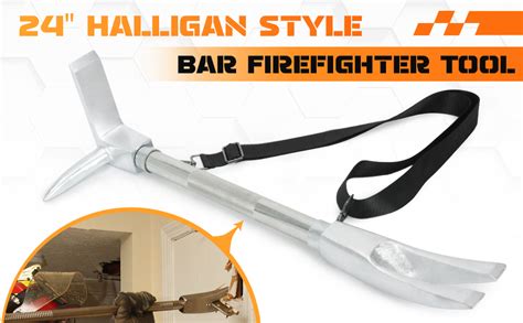 Halligan Tool Firefighter Halligan Bar With Shoulder Strap 3 In 1