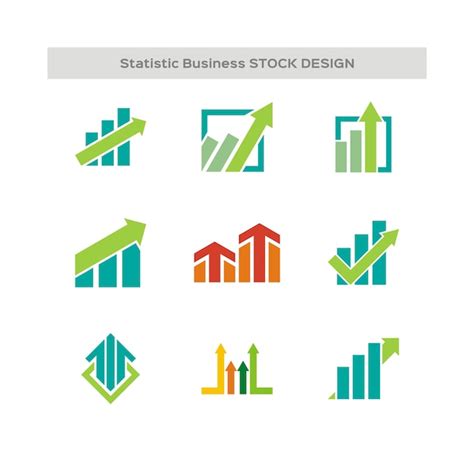 Premium Vector Statistic Business Logo Vector Stock Design Element