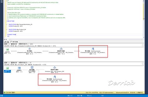 德瑞克：sql Server 學習筆記 Sql Server Suggestion Create Index On Foreign