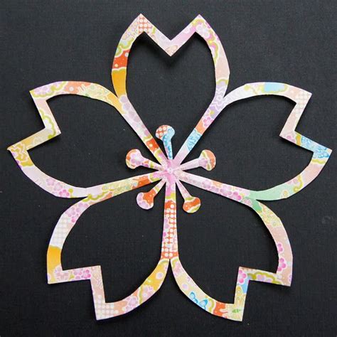 Omiyage Blogs Diy Sakura Kirigami Kirigami Flower Quilts Paper