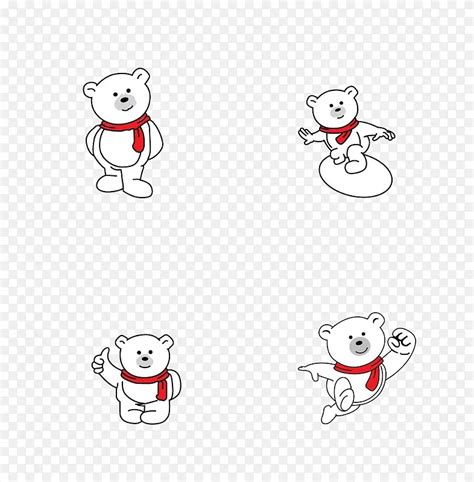 呆萌的北极熊PNG图片素材下载 图片编号qdolznak 免抠素材网