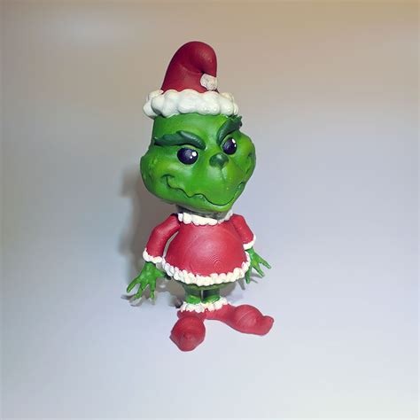 Stl File An Articulated Mini Grinch No Supports Needed 🎄・design To