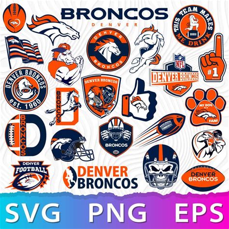 An Image Of Denver Football Logos