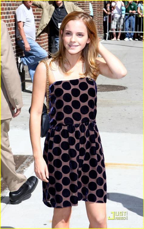 Full Sized Photo Of Emma Watson Late Show Lovely 09 Emma Watson Is