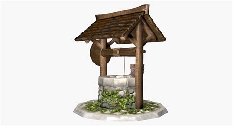 마을 우물 3d 모델 39 Fbx Obj 3ds C4d Free3d