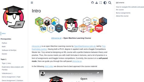 Mlcourse Ai Must Know Resources For Developers By Giessen Dev