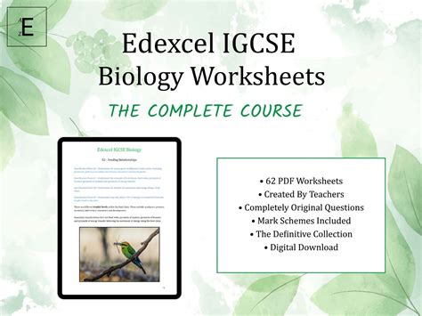 Edexcel Igcse Biology Worksheets The Complete Course Teaching Resources