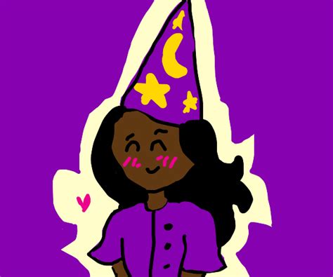 A Kind Wizard Girl Drawception