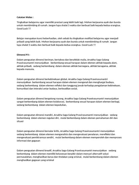 Catatan Walas Pdf