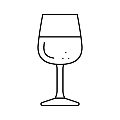 Wine Beverage Drink Line Icon Vector Illustration 18995374 Vector Art At Vecteezy