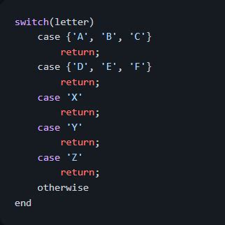 Switch Support Missing Issue Mathworks Matlab Language Grammar Github