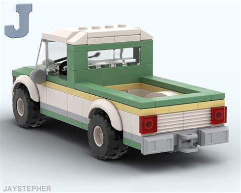 Lego Moc Retro Pickup Truck By Jaystepher Rebrickable Build With Lego