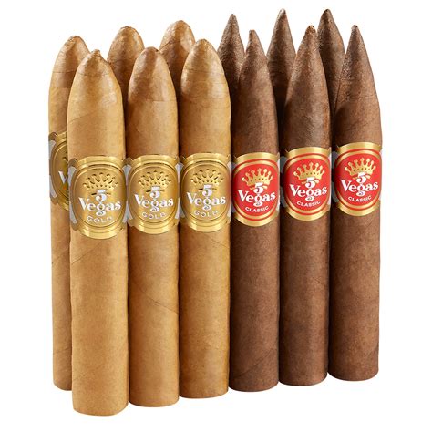 5 Vegas Torpedo Flight Sampler Thompson Cigar