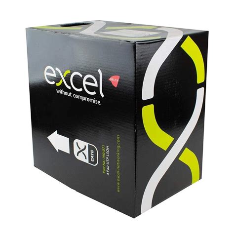 Excel CAT6 UTP Cable 23AWG B2ca LS0H 305m Box Violet 190 071 CCTV101