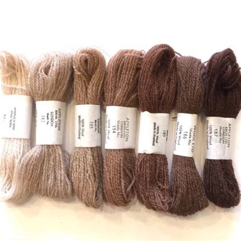 Appleton Crewel Skein Color 101 328 Yarn Colors Appleton Needlepoint
