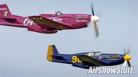 P 51 Mustang Air Racing Demo And Aerobatics Eaa Airventure Oshkosh