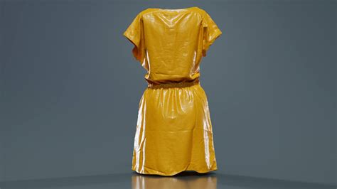 Jagged Pattern Dress 3d Model By Polygonal Miniatures