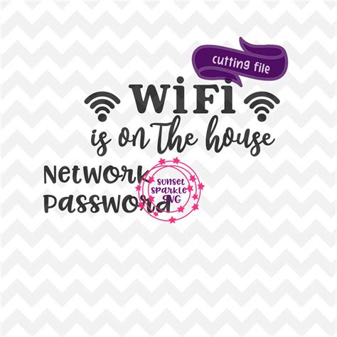 Wifi Password Svg Wifi Svg Dxf Png Instant Download Etsy Canada
