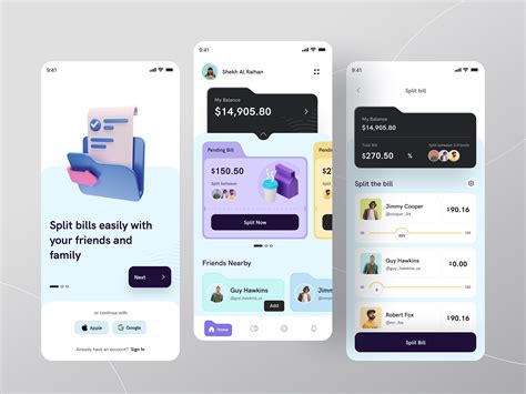 Bill Split App By Ofspace On Dribbble