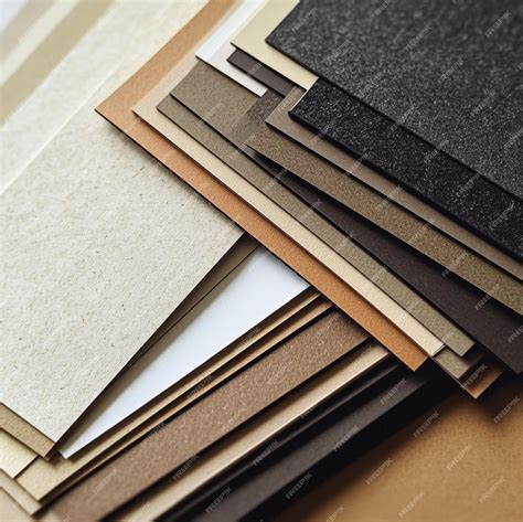 A Variety Of Paper Types Displayed Including Glossy Matte And Textured