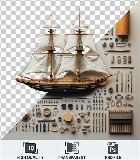 Premium Psd Psd Picture Custom Model Ship Building Tools Set Ship In