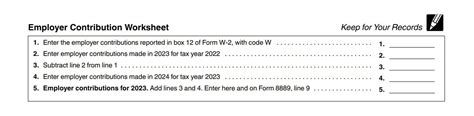 Irs Form 8889 Instructions A Guide To Health Savings Accounts