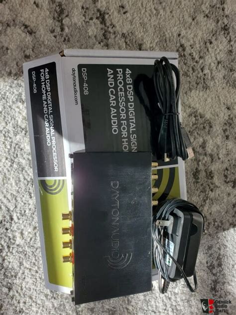 Dayton Audio Dsp 408 4x8 Dsp Digital Signal Processor For Home And Car