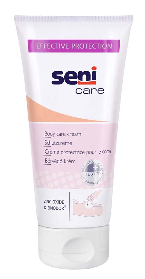 Seni Care Schutzcreme mit Zink+Sinodor 200ml Tube -Effective Protection ...