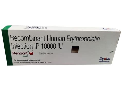 Recombinant Human Erythropoietin Injection 10000 IU Prescription At 520 Box In New Delhi
