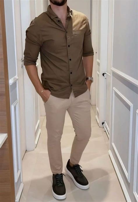 Dusky Skin Men Outfit