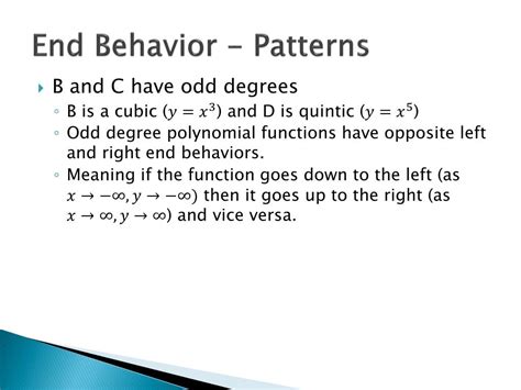 Ppt Function Characteristics End Behavior Powerpoint Presentation Id 6806791