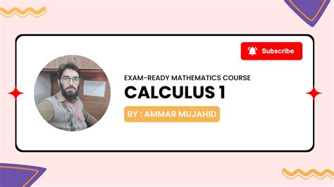 Calculus 1 The Mathematics Outlet