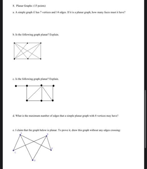 Solved A A Simple Graph G Has 7 Vertices And 14 Edges If