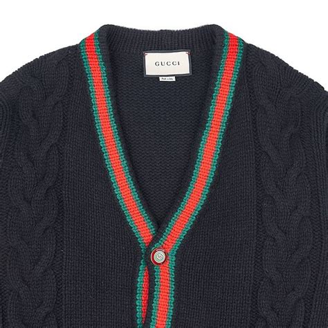 Gucci 구찌 [구찌] 오버사이즈 케이블 니트 가디건 497037 X1561 1082 S I Village 에스아이빌리지