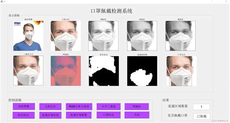 【口罩识别】基于matlab gui rgb滤波 ycbcr 肤色标定口罩识别【含matlab源码 1895期】 matlab 如何将一张灰度