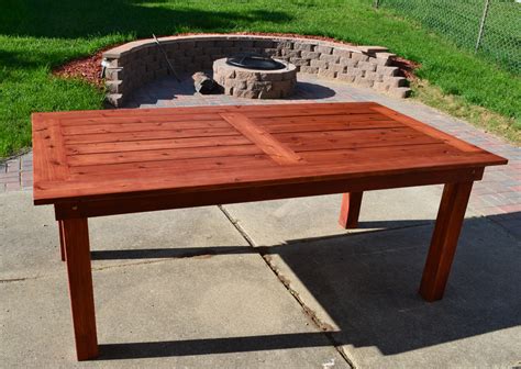 How To Build An Outdoor Wood Table At Dustin Richards Blog