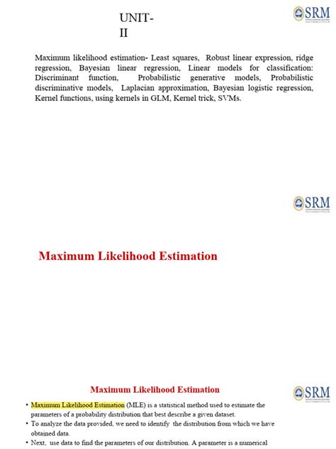 Unit 2 Machine Learning Pdf Support Vector Machine Regression