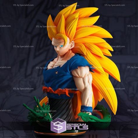 Goku Ssj3 Bust Ready To Print Specialstl