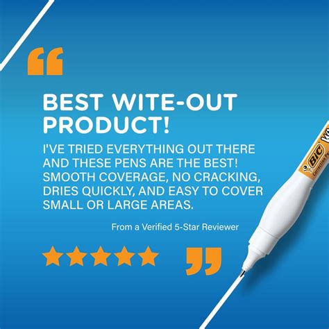 Wite Out Shake N Squeeze Correction Pen Pen Applicator 8 Ml