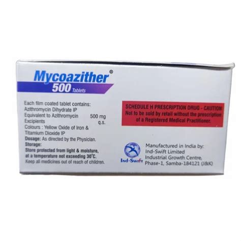 Azithromycin Tab Ip 500mg At Rs 20strip Of 3 Tablets Azithromycin 500 Mg In Jaipur Id